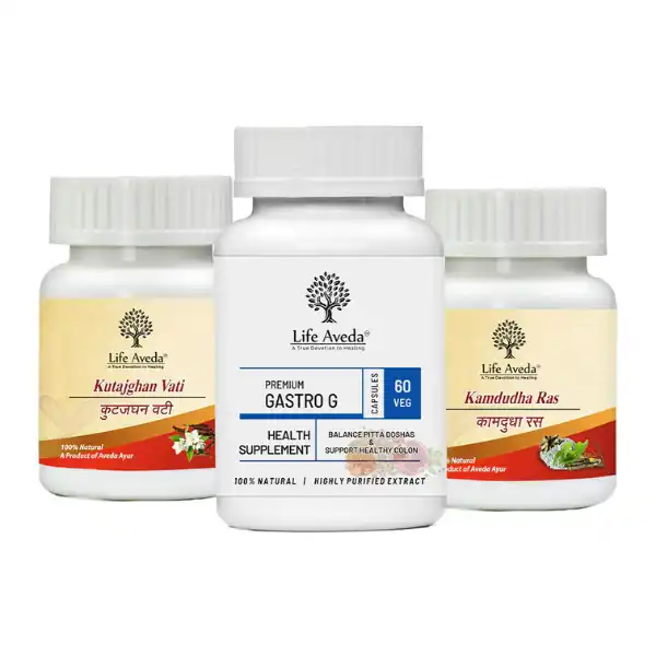 Life Aveda Irritable Bowel Syndrome Care Pack , Improves Digestion, Aid ...