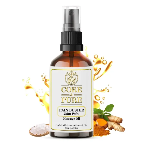 CORE & PURE Pain Buster Massage Oil -50 ml