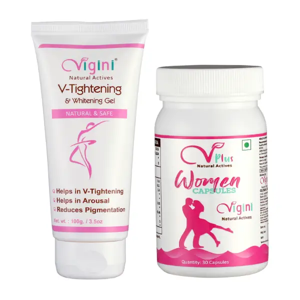 Vigini Vaginal V Tightening Cream Gel with Booste Stamina Capsule Women