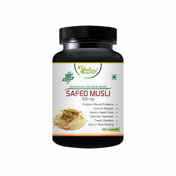 Riffway Safed Musli Herbal Capsules30 Capsules