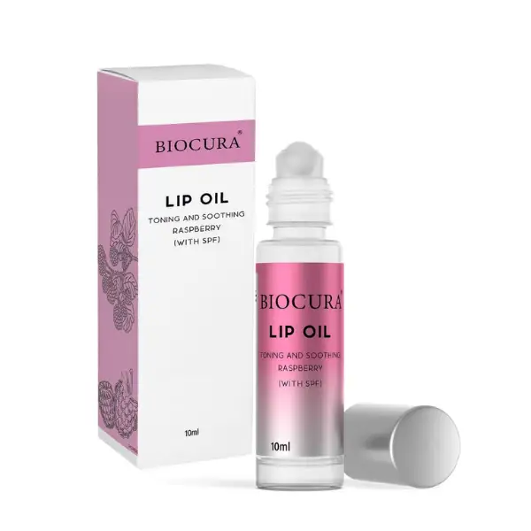 Biocura Luxury Lip Oil - Raspberry, 10 ml