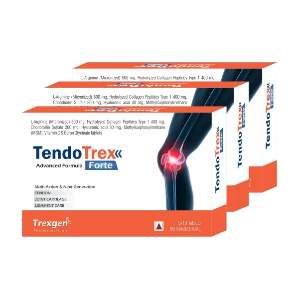 Trexgen Tendotre- Forte Advanced & Complete Tendon, Joint Cartilage ...