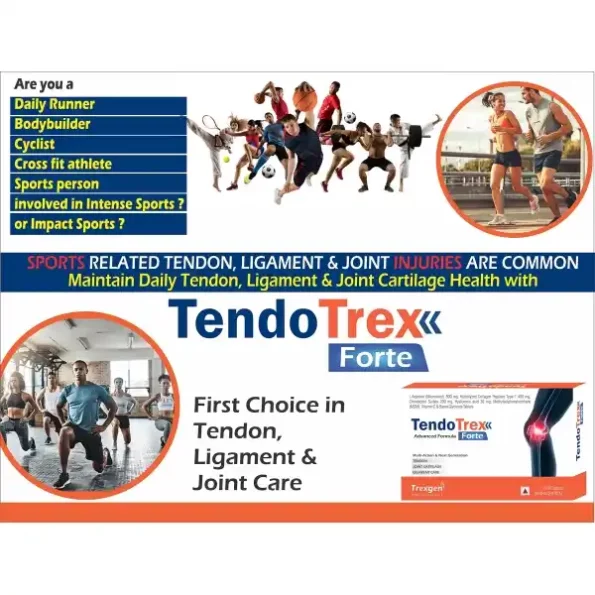 Trexgen Tendotrex Forte Advanced & Complete Tendon, Joint Cartilage ...