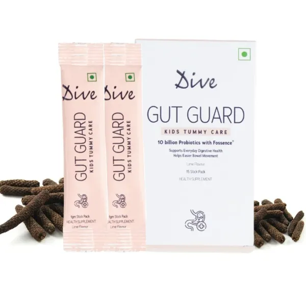 DIVE Gut Guard Kids Tummy Care -Pre & Probiotic | Boost Your Child's ...