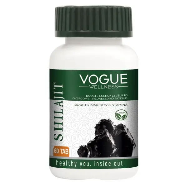 Vogue Wellness Shilajit Tablets | Immunity Booster & Stamina Booster ...