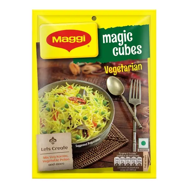 MAGGI Nestle MAGIC Cubes, Vegetarian Masala 10 cubes (40 gm)