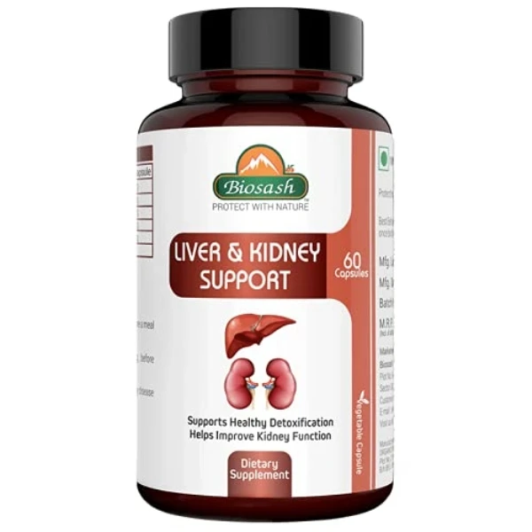 Biosash Liver & Kidney Capsules - 60 Capsules