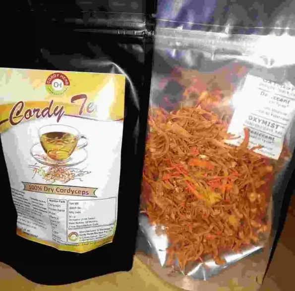 Cordy Herb Cordy Tea Dry Cordyceps Tea Dietary Supplement (50 Gram)