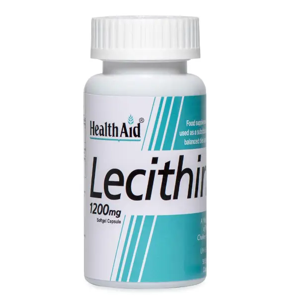 HealthAid Lecithin 1200mg, 50 Softgel Capsules