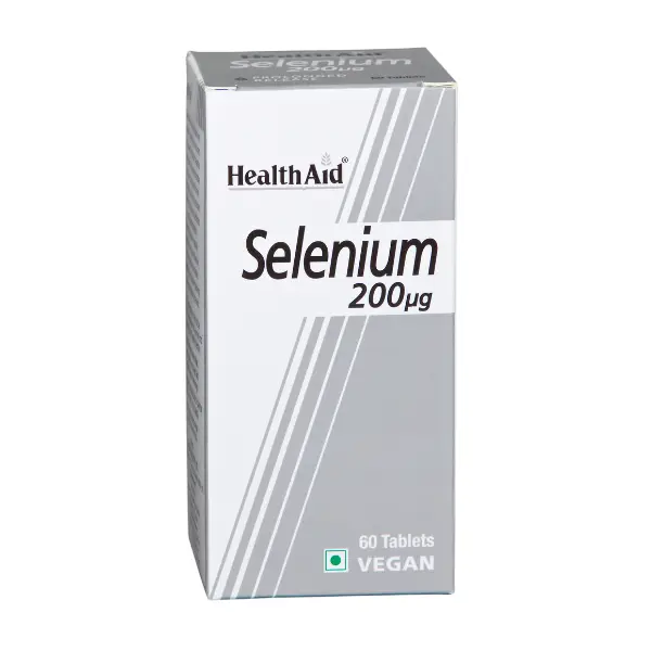 HealthAid Selenium 200mg, 60 Tablets