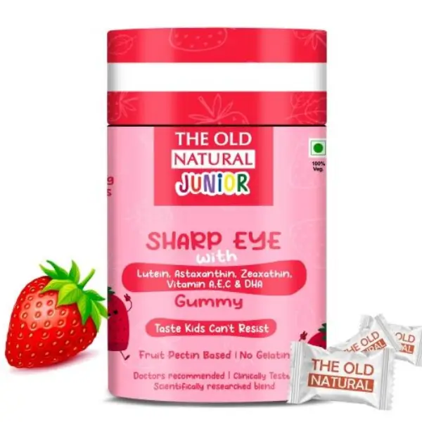 The Old Natural Sharp Eye Fruit Pectin Based Gummies, Strawberry ...